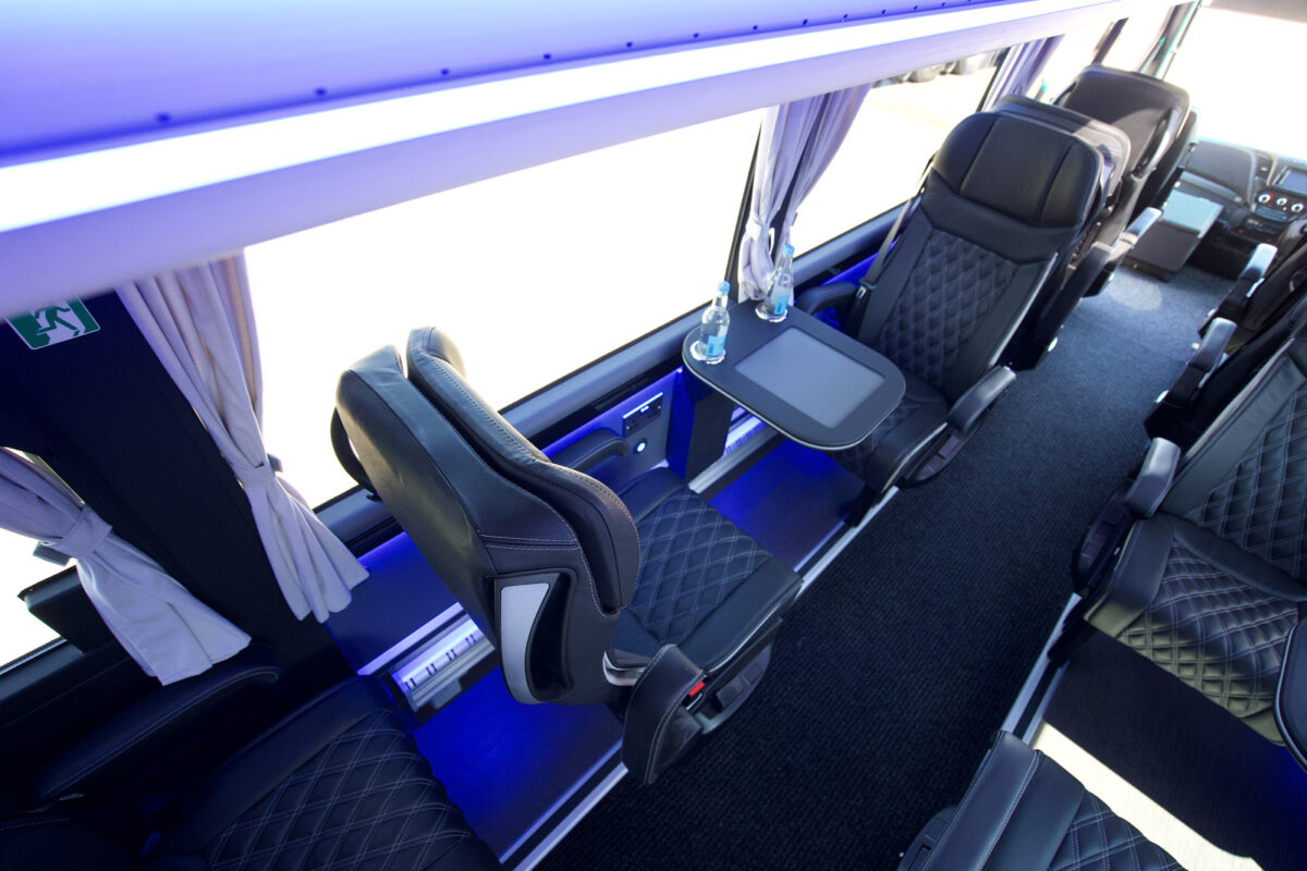 Luxury chauffeur-driven Minibuses & Coaches - iChauffeur